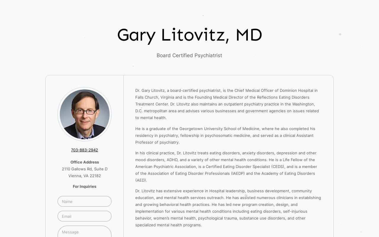 Gary Litovitz, MD